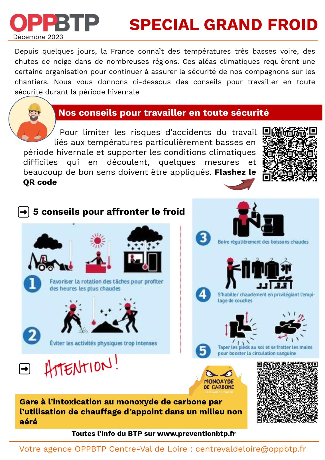 OPPBTP - SPECIAL GRAND FROID ・ CAPEB